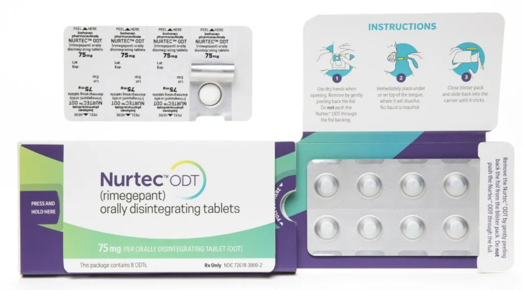 Pfizer retira el medicamento para la migraña Nurtec ODT